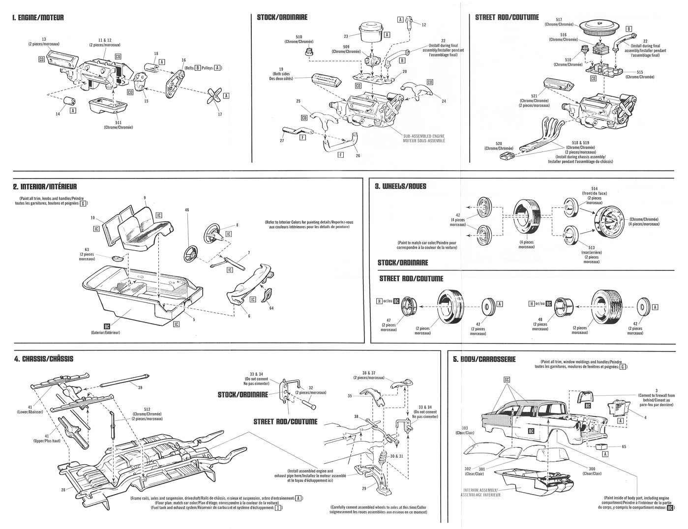 Photo: Master side 2 | AMT '55 Chevy Bel Air Sedan #AMT1119M/12 album ...