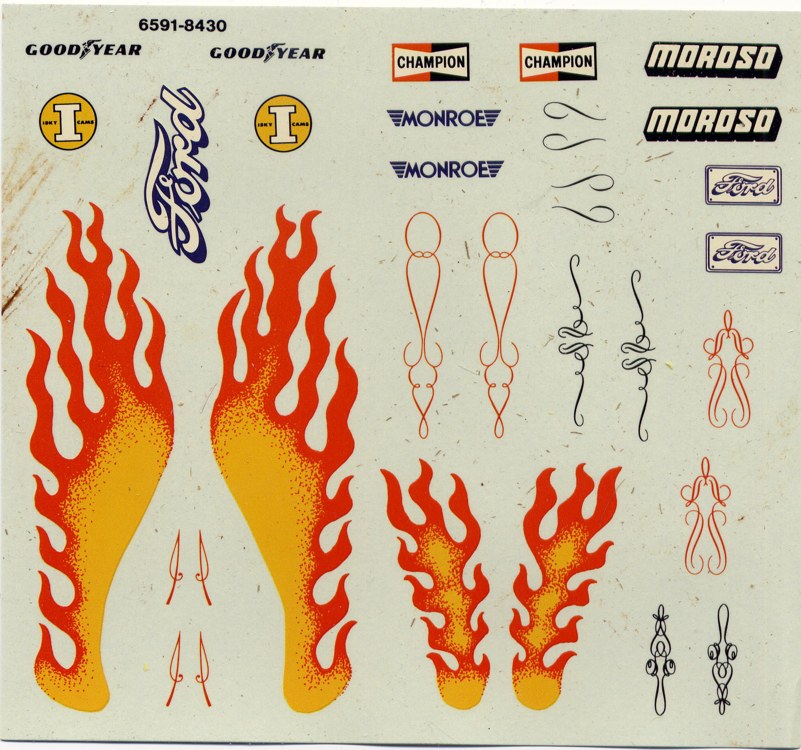 Photo: 1936 Ford Convertible Decals | AMT '36 Ford #6591 album ...